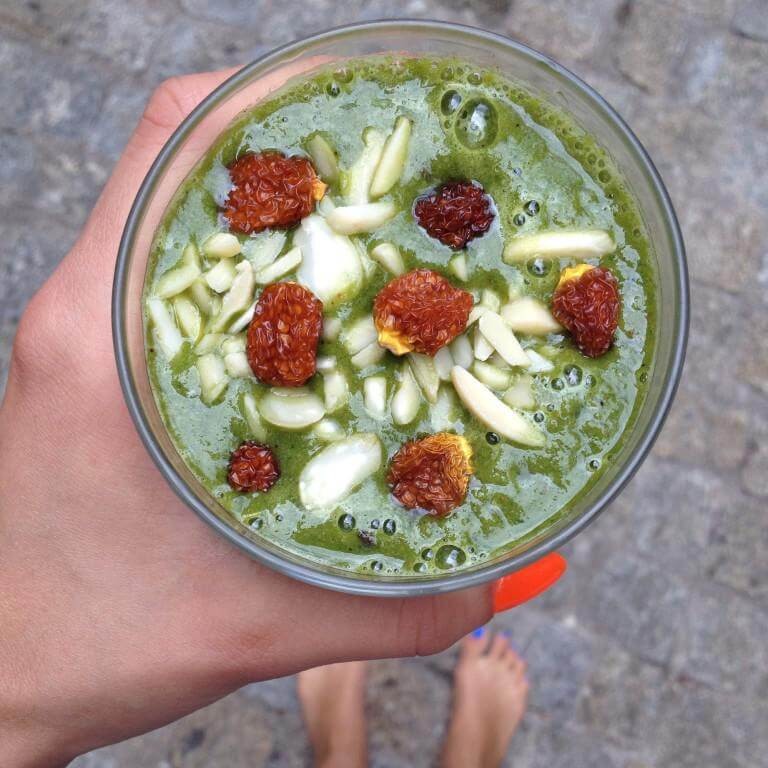 Receta Batido Verde De Miel