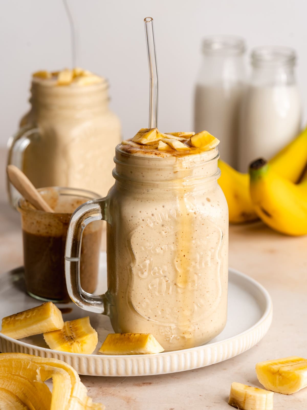 Receta Batido De Prote na De Guisantes Con Mantequilla De Almendras Y