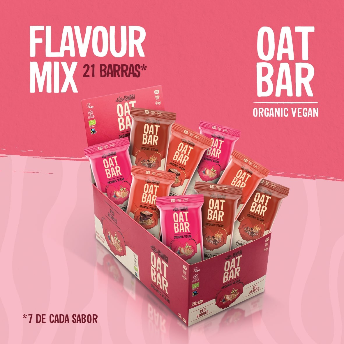Comprar Oat Bar Flavour Mix - Barras | Iswari