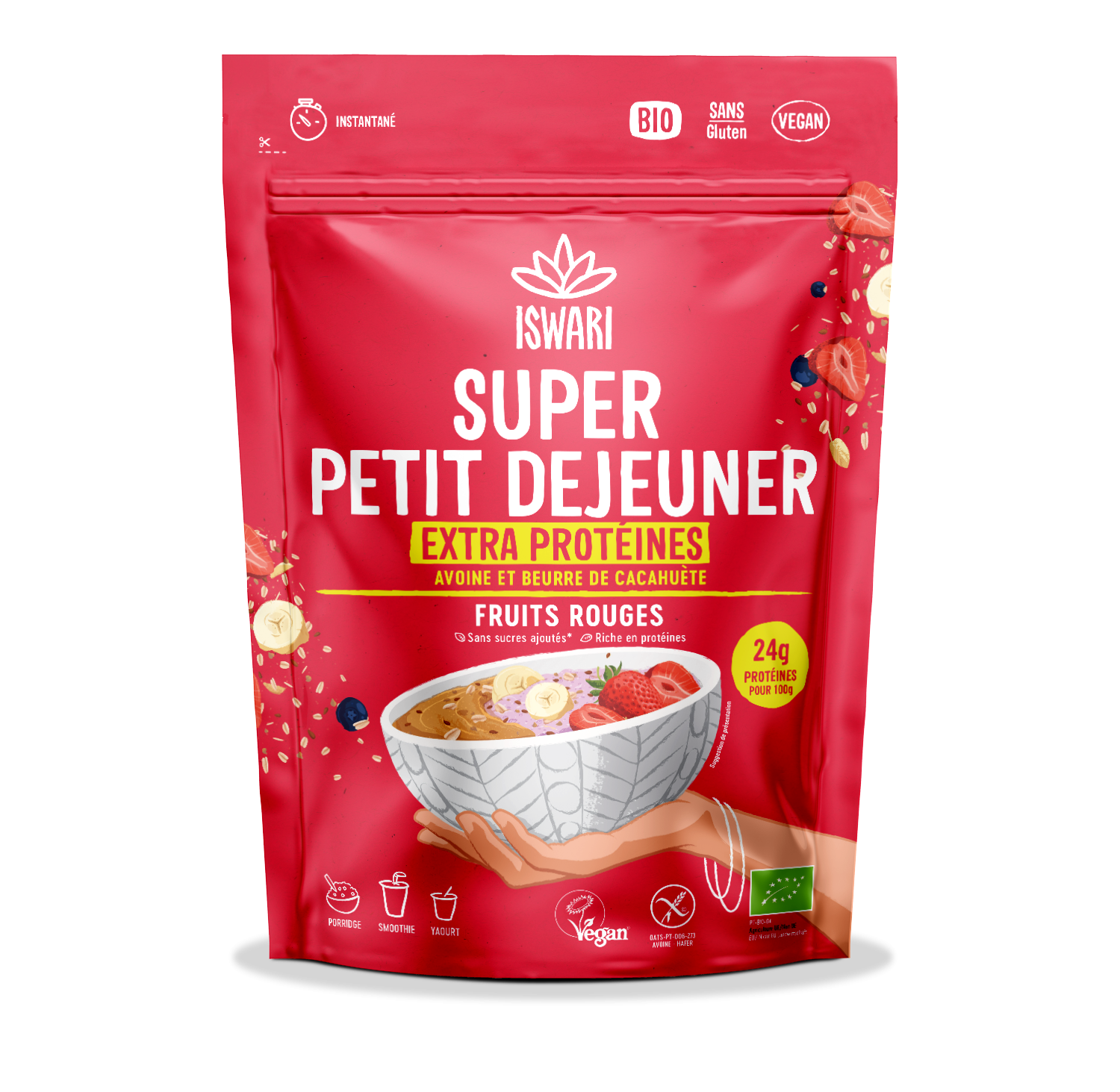 Acheter maintenant Super Petit Déjeuner Extra Protéiné - Fruits Rouges ...